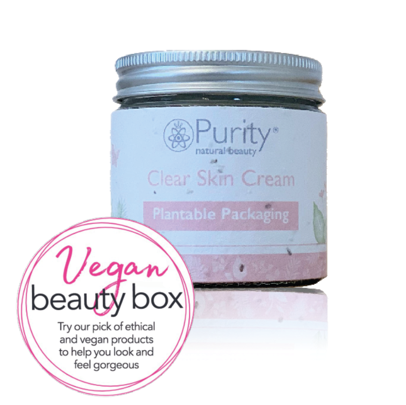 Clear Skin Cream features in Vegan Food and Living – PurityNaturalBeautyUK